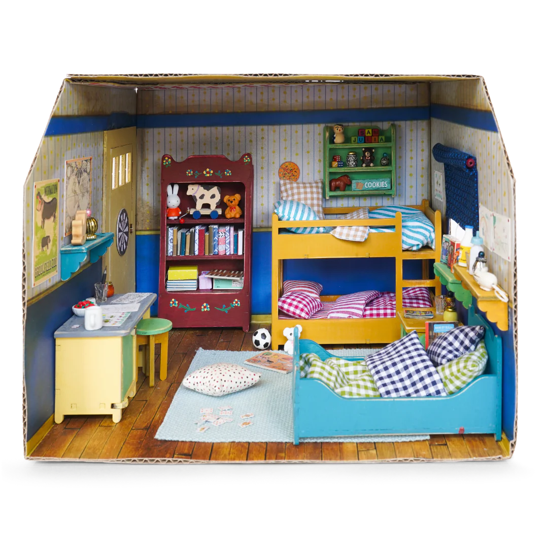 Mouse Mansion Cardboard Room - Kid’s Bedroom – Kinoko Kids