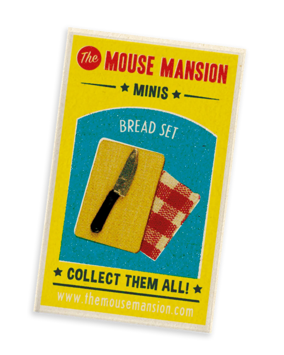 Mouse Mansion Mini Matchbox - Bread Set – Kinoko Kids