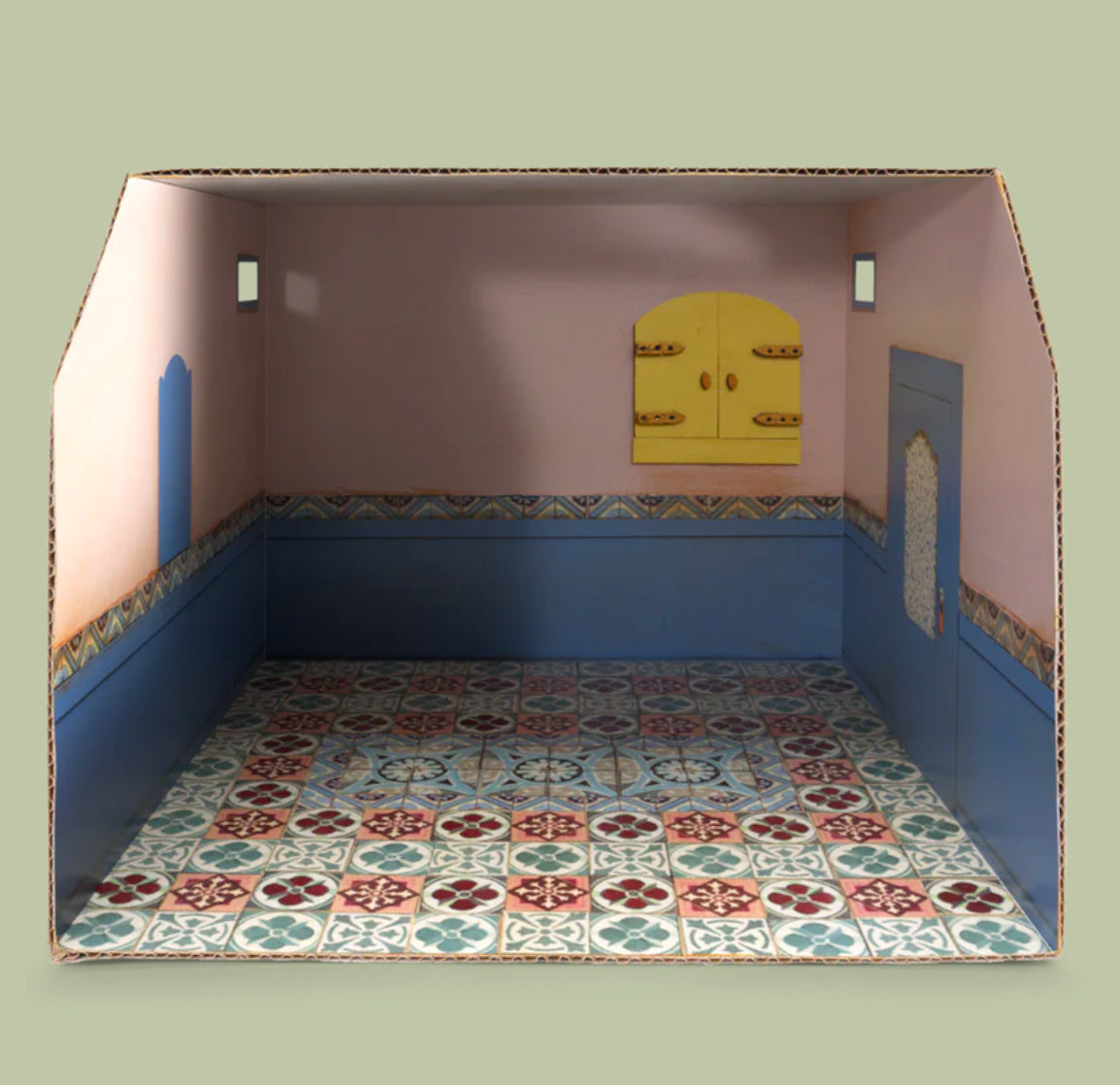 Mouse Mansion Cardboard Room - Bathroom – Kinoko Kids