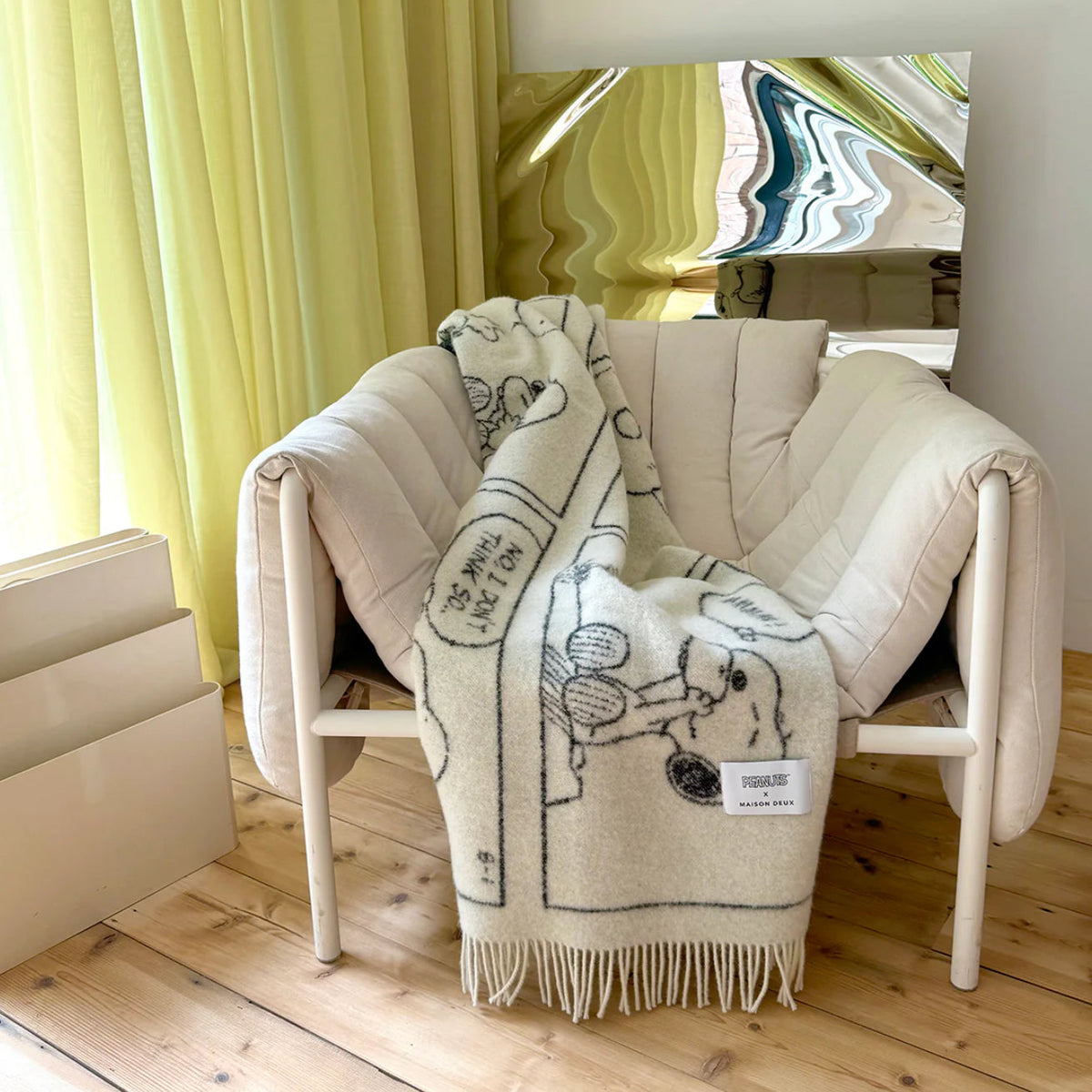 Wool Peanuts Comic Book Blanket – Kinoko Kids